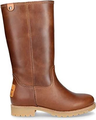 Panama Jack Femme Bambina Igloo Trav Genou Haute Botte, Camel, 37 EU