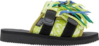 Alanui Femme, Chaussures, Multicolore, Taille: 36 EU Moto Fringed Slides