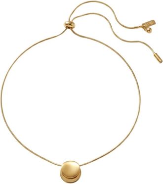 Dansk Copenhagen Collier r&eacute;glable Tove - Femme - Accessoires - Jaune - Taille: ONE Size