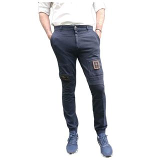 Aeronautica Cargo Hose - Anti-G- Inspiriert von der Italienischen Luftwaffe - - Jeans - Herren - Schwarzk - XL