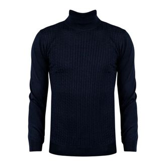Xagon Man Rollkragenpullover - - Knitwear - Herren - Blau - L