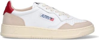 Autry Low-Top Sneaker - Medalist Low-Top Sneakers White - Gr. 39 (EU) - in Rot - für Damen