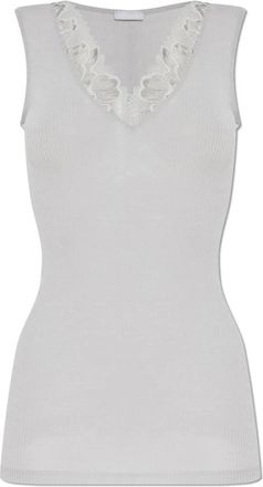 Hanro Femme, Tops, Gris, Taille: 40 FR Top Lingerie
