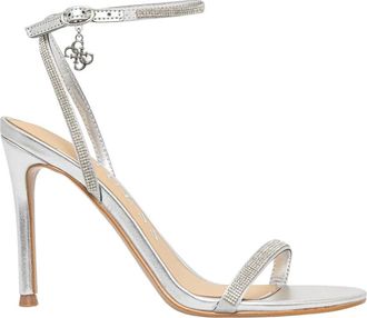 Guess Sandale &agrave; talon haut Charmer - Femme - Chaussures - Gris - Taille: 41 EU