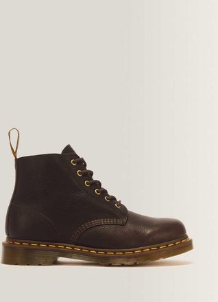 Dr. Martens 101 Ub 6-&Ouml;sen Ambassador Leder Schn&uuml;rstiefel in Braun, Gr&ouml;&szlig;e: 36