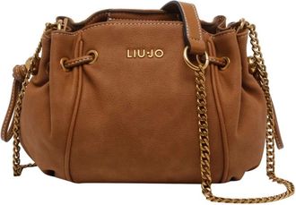 Liu Jo Femme, Sacs, Brun, Taille: ONE Size Sac bandouli&egrave;re logo