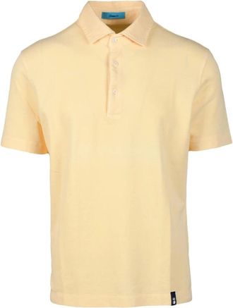 Drumohr Homme, Tops, Jaune, Taille: L Polo en coton