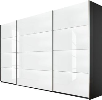 Rauch Orange home24 Schwebetürenschrank 315 x 210cm Grau/Weiß