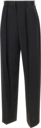Victoria Beckham Femme, Pantalons, Noir, Taille: 38 FR Wide Pantalons