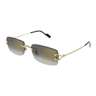 Cartier Signature C Sonnenbrille - - Accessories - Herren - Gelb - 56 MM