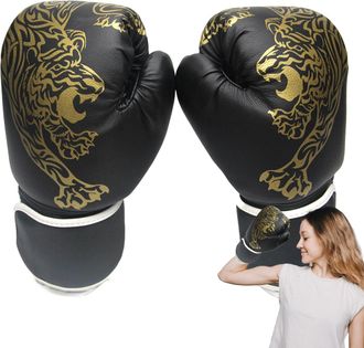 Generic Boxhandschuhe - Verstellbare Handgelenkst&uuml;tzhandschuhe | Trainingsausr&uuml;stung Aus PU-Leder - Robuste Unisex-Boxhandschuhe Mit Sicherem Riemendesign F&uuml;r