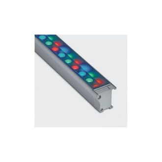 iGuzzini Iguzzini - Applique led 37W grise 1392mm couleur rgb alim 48-56Vdc (non incl) 35&deg; pour fa&ccedil;ade IP66 linealuce 3.BA78.715.0
