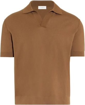 Paolo Pecora Homme, Tops, Brun, Taille: L Maglia A Polo