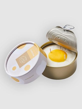 Candle Hand Vanilla Egg Can Bougie jaune