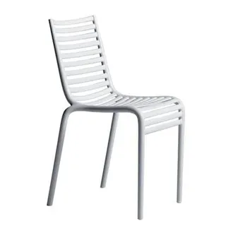 DRIADE Chaise empilable PIP-e - Blanc - Polyéthylène - Designer Philippe Starck