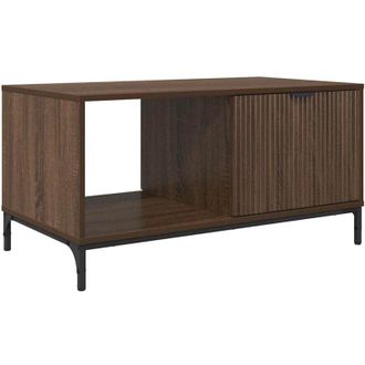 vidaXL Couchtisch Braune Eiche 90 x 49 x 46 cm Holzwerkstoff vidaXL