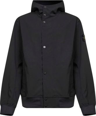 Stone Island Homme, Vestes, Noir, Taille: S Veste L&eacute;g&egrave;re Soft Shell-R