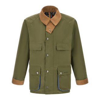 Barbour Homme, Sport, Vert, Taille: M Veste Bedale Oversize En Coton Huil&eacute;