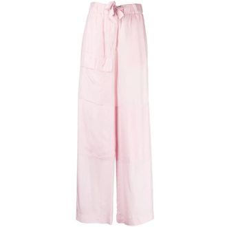 Dries Van Noten Femme, Pantalons, Rose, Taille: 42 FR Wide Pantalons