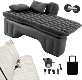 Generico COMACION AUTOLUFT - Autodach | Aufblasbares Bett | Tragbares Auto-Pad | Multifunktionale schnelle Inflation gegen Schwindel | Luftpumpe zum Schlafen, 