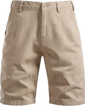 Generic Short court pour homme - Short de sport pour homme - Pantalon de surv&ecirc;tement d&eacute;t&eacute; pour homme - Pantalon cargo gris l&eacute;ger et extensible - Pantalon de r