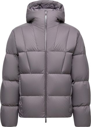 Moncler Doudoune courte à capuche Fusain