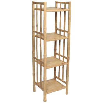 Tendance Tendance - Meuble 4 etageres bambou a monter- bambou