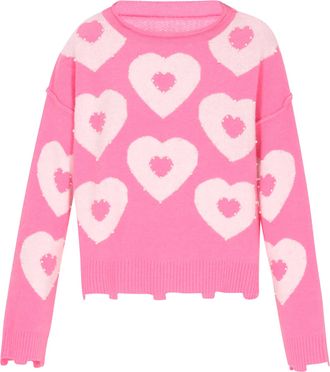 Faina Pullover Frauen Rosa