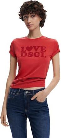 Desigual TS_Love DSGL, 3092 Red, L