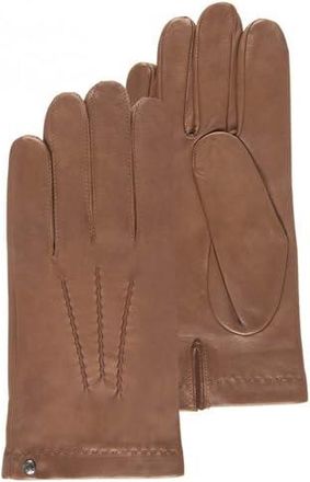 Isotoner Gants cuir homme - Caramel - 9 (XS)