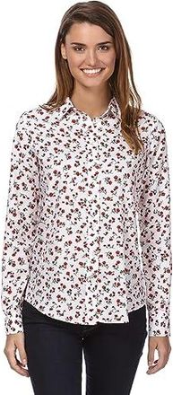 Vincenzo Boretti Chemisier, Taille Normale, col de Chemise Rouge XL