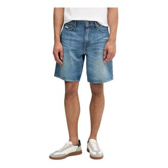 Guess Jett Denim Shorts - - Shorts - Herren - Blau - W32