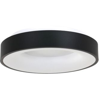 Steinhauer Deckenleuchte - Ringlede - schwarz - kunststoff - Steinhauer