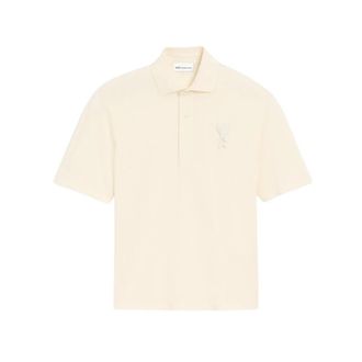 Ami ADC Patch SS Polo - - Tops - Damen - Beige - 2XL