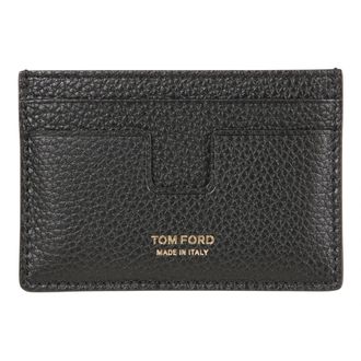 Tom Ford Klassisches Kartenetui aus genarbtem Leder - - Accessories - Herren - Schwarzk - ONE SIZE