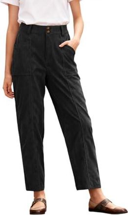 Generic Pantalon Simili Cuir Femme Style Jogging De Elastique a Straight Viscose Surv&ecirc;tement Respirant Fran&ccedil;ais Fente Bain Decontracte Cycliste Morphologie Ta
