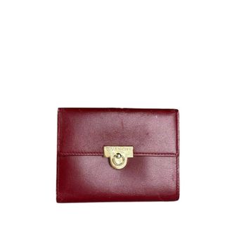Givenchy Portefeuille classique &agrave; fermoir logo Pre-owned - Femme - Pre-owned - Rouge - Taille: ONE Size
