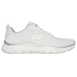 Skechers Damen Sneaker Flex Appeal 5.0 Uptake, Kontrast (Wei&szlig;/Silber)