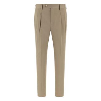 Boggi Milano Homme, Pantalons, Beige, Taille: 2XL Antonio Pantalon Stretch Coton/Tencel