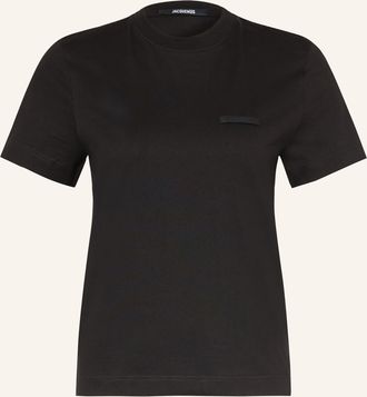 Jacquemus Jacquemus T-Shirt Le T-Shirt Gros Grain schwarz
