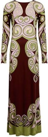 La DoubleJ Robe longue imprim&eacute;e col rond
