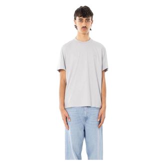 Lacoste T-shirt coupe classique &agrave; crocodile ton sur ton - Homme - Tops - Gris - Taille: L