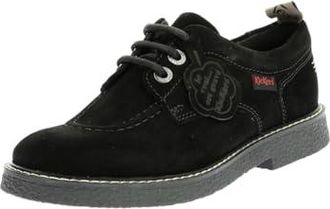 Kickers Levy,Derby Lacet Femme Noir SEM Miel, 40 EU