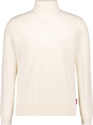 Joop Herren Pullover beige Wolle unifarben