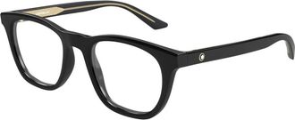 Montblanc Montblanc, Homme, Accessoires, Noir, Taille: 53 MM Mb0422O Eyeglasses