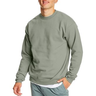 Hanes Herren EcoSmart Fleece Pullover Crewneck 1er Oder 2er Pack Sweatshirt, Stonewashed Green-1 Pack, XX-Large