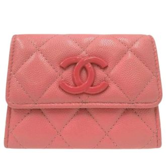 Chanel Porte-monnaie Vintage Pre-owned - Femme - Pre-owned - Rose - Taille: ONE Size