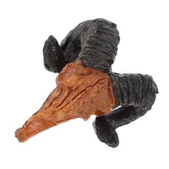 IFUNDOM Ziegenfigur Aus Kunstharz Tier-wanddekor Winzige Schafstatue Ziegendekor Kleine Figuren F&uuml;r Mikrolandschaft Tierskulpturen-wanddekor Miniatur-Totenkop