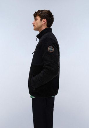 Napapijri Fleecejacke YUPIK FZ 5 BLACK BEAUTY mit sportlichem Stil, als flexible Zwischenschicht, leichtes Material