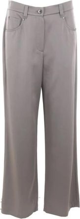 Brunello Cucinelli Femme, Pantalons, Gris, Taille: 36 FR Mph38P8476_C1715